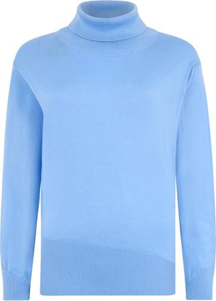 Moorer Femme, Pulls, Bleu, Taille: 42 FR Ava-Zef