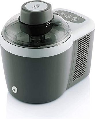 Wilfa VANILLA XS Eismaschine - 0,7 Liter, 90 Watt K&uuml;hlleistung, hausgemachtes Eis innerhalb von 1,5-2 Stunden, grau ICMT-700SI
