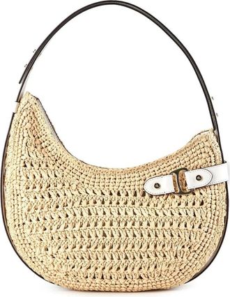Ralph Lauren Sac &agrave; main Tasha en paille crochet&eacute;e - Femme - Sacs - Blanc - Taille: ONE Size