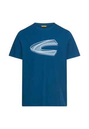 Camel Active Herren T-Shirt mit Print Lyons Blue, menswear-3XL