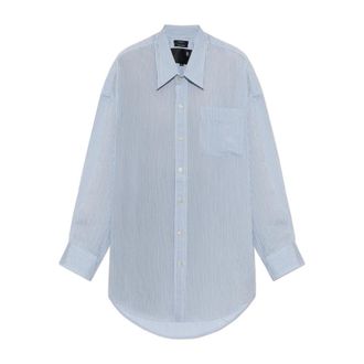 R13 Drop Neck Shirt - - Blouses & Shirts - Damen - Blau - S