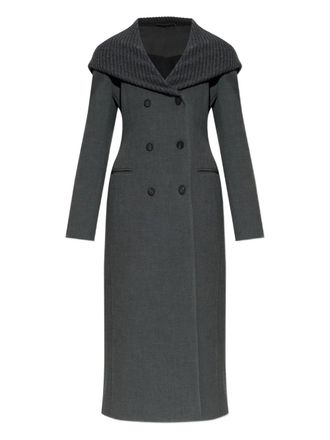 Diesel manteau mi-long droit - Gris