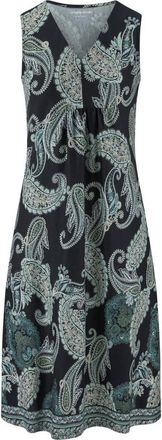 Peter Hahn &Auml;rmelloses Kleid Johanne Green Cotton schwarz