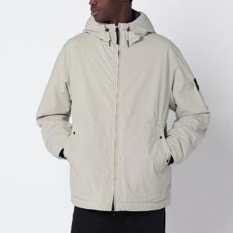 Stone Island Sandfarbene Kapuzenjacke