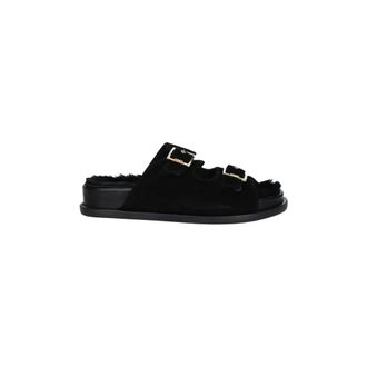 Elisabetta Franchi Slider - Femme - Chaussures - Noir - Taille: 37 EU