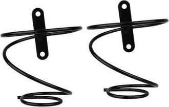 Lurrose 2 St&uuml;ck Wandmontiertes Weinflaschenregal Metall Einzelflaschenhalter mit Schrauben f&uuml;r K&uuml;che Bar Zuhause Platzsparender Flaschenhalter Robuster Eisen 