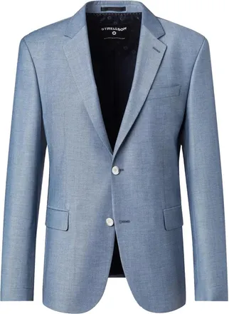Strellson Einreihiges Sakko mit in Jersey-Qualit&auml;t, Slim Fit in