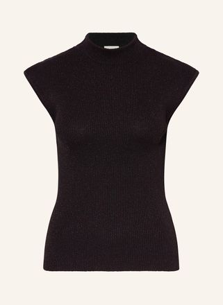 Ichi Stricktop Ihcody Mit Glitzergarn schwarz