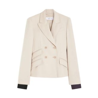 Max Mara Placido Blazer - - Jackets - Damen - Beige - S