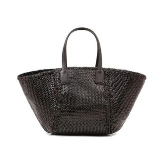Dragon Diffusion Teresa Gewebte Ledertasche - - Bags - Damen - Schwarzk - ONE SIZE