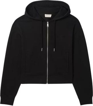 Calvin Klein Sweat zipp&eacute; &agrave; capuche en coton m&eacute;lang&eacute;