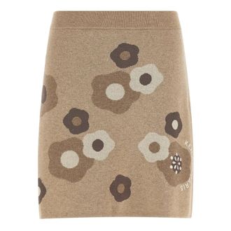 Kenzo Hana Dots Minirock mit Stickerei - - Skirts - Damen - Beige - S
