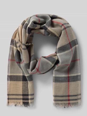 Barbour Schal aus Baumwoll-Leinen-Mix Modell WELTON