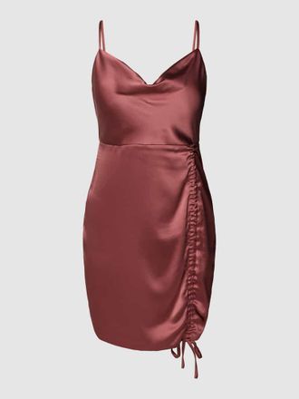 Jake*s Cocktailkleid mit Wasserfall-Ausschnitt