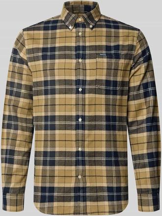 Barbour Tailored Freizeithemd mit Brusttasche