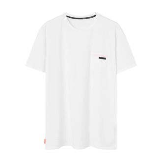 Roberto Ricci Design Rrd, Homme, Tops, Blanc, Taille: XL T-shirt &agrave; poche laser