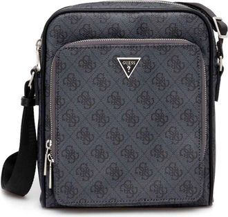 Guess Co Kuriertasche mit Monogrammmuster - Grau