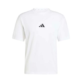 adidas Homme, Tops, Blanc, Taille: XL Essentials Small Logo Single Jersey T-Shirt