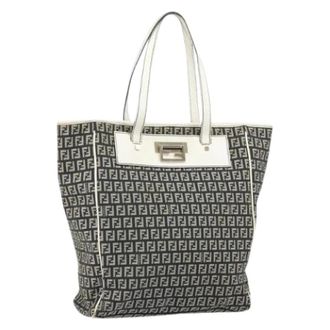 Fendi Pre-owned Canvas Tote Bag - - Pre-owned - Damen - Schwarzk - ONE SIZE