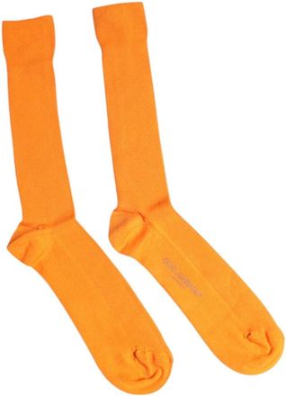 Dolce & Gabbana Homme, Sous-v&ecirc;tements, Orange, Taille: L Magnifiques chaussettes montantes