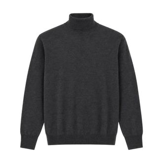 Canali Pull &agrave; col roul&eacute; - Homme - Pulls - Gris - Taille: L