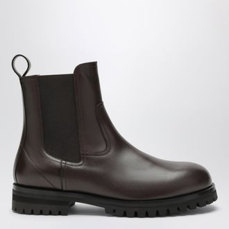 Loro Piana Braune Kent Walk Stiefel aus Leder
