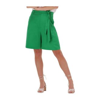 MY ESSENTIAL WARDROBE High Waist Gr&uuml;ne Shorts - - Shorts - Damen - Gr&uuml;n - XS