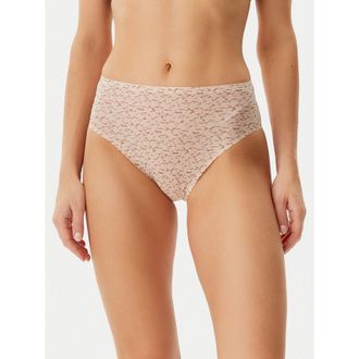 Chantelle Klassischer Damenslip mit hoher Taille Soft Stretch C11DC9 Beige
