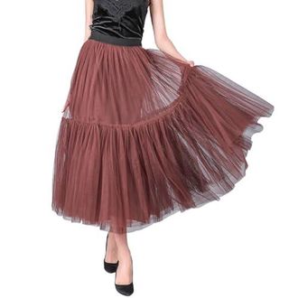 Generic Jupe Tutu De Soirée en pour Femmes, Jupe Tutu Paillette Rose Costume Carnaval Déguisement Carnaval