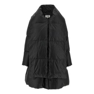 Maison Margiela Scarf Daunenjacke - - Jackets - Damen - Schwarzk - S
