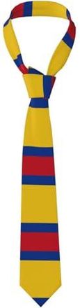 Generic Cravate Drapeau De La Colombie Confortable Tie Classique Cravate Pour Hommes Pour Affaires F&ecirc;te Mariage