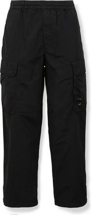 C.P. Company C.p. Company, Homme, Pantalons, Noir, Taille: S Pantalon Cargo Ample &agrave; Lentille