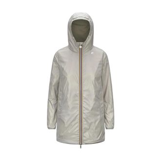 K-Way Femme, Vestes, Beige, Taille: 38 FR Sophie Plus.2 Reversible Parka