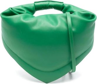 Federico Cina Femme, Sacs, Vert, Taille: ONE Size Midi Tortellino Bag