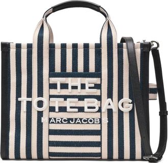 Marc Jacobs Femme, Sacs, Multicolore, Taille: ONE Size The Stripe Canvas Large Tote Bag