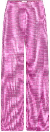 Ichi Ichi, Femme, Pantalons, Rose, Taille: 38 FR Wide Pantalons
