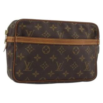 Louis Vuitton Pre-owned Compiegne 23 Pochette - Femme - Pre-owned - Brun - Taille: ONE Size