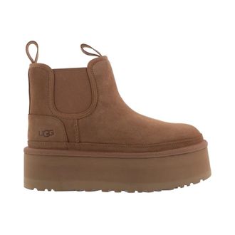UGG Neumel Platform Chelsea Stiefel Chestnut - - Shoes - Damen - Braun - 39 EU