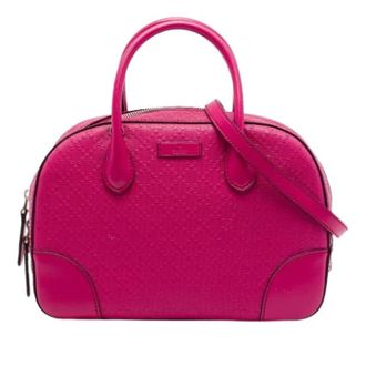 Gucci Pre-owned Bright Satchel - - Pre-owned - Damen - Rosa - ONE SIZE