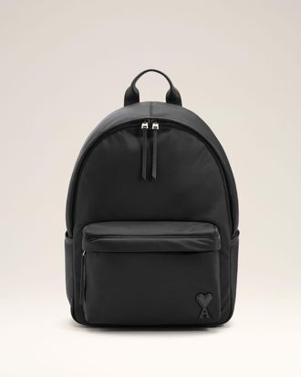Ami Sac A Dos Marcel Noir en Nylon Noir - TU - Unisex
