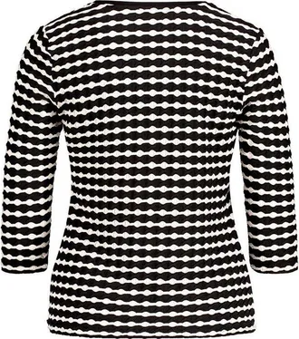 Betty Barclay 3/4-Arm-Shirt Damen mit Rundhalsausschnitt (1-tlg) Material