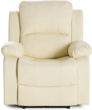 Best Mobilier Armand - Fauteuil Relax &eacute;lectrique en Simili, Beige