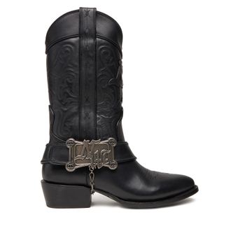 Naked Wolfe Cowboystiefel Naked Wolfe THE OUTLAW BOOT Schwarz