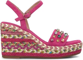 Alma En Pena Alma EN Pena, Femme, Chaussures, Rose, Taille: 36 EU Sandale compens&eacute;e en Esparto