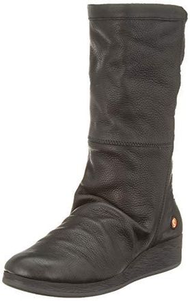 Softinos Femme Abbe555sof Bottes Hautes, Noir (Black 000), 35 EU