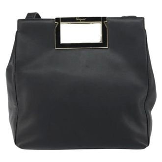 Ferragamo Sac &agrave; main doccasion - Femme - Pre-owned - Noir - Taille: ONE Size