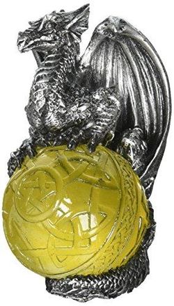 Design Toscano Drache-Statue, Christbaumschmuck Schutz der gotische Portal Celtic Dragon-Feiertags-Verzierung