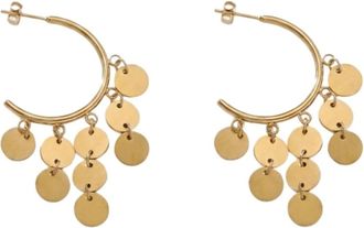 Dansk Copenhagen Nora Statement Hoop - Femme - Accessoires - Jaune - Taille: ONE Size