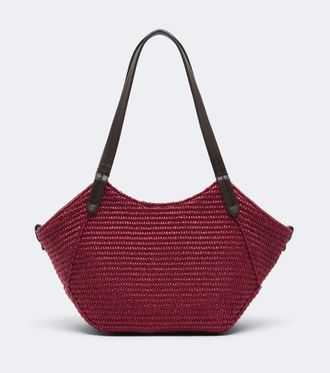 Brunello Cucinelli Tote Bag Monili mit Leder