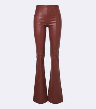 Stouls Pantalon &eacute;vas&eacute; Gege en cuir
